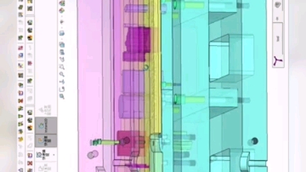 logopress结构设计18#标准件导柱设置,模具设计,结构设计,模具,级进模!