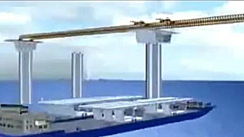 动画模拟港珠澳大桥的桥墩桩是如何施工的, 长见识了