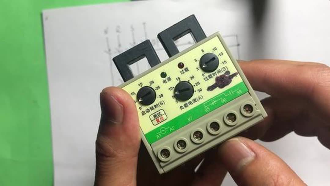 电子式过流保护器的应用,和它的接线方式!以及工厂现场举实例