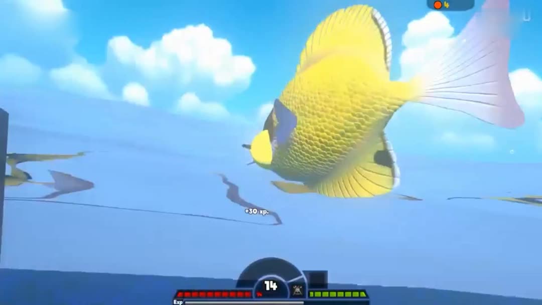 【屌德斯解说】 模拟食人鱼 全新生存模式 遇到恐龙时代的巨型