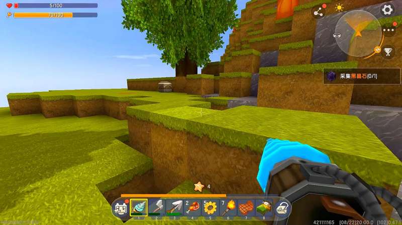 迷你世界野人生存之寻找回家的路2:按照上次的痕迹寻找路