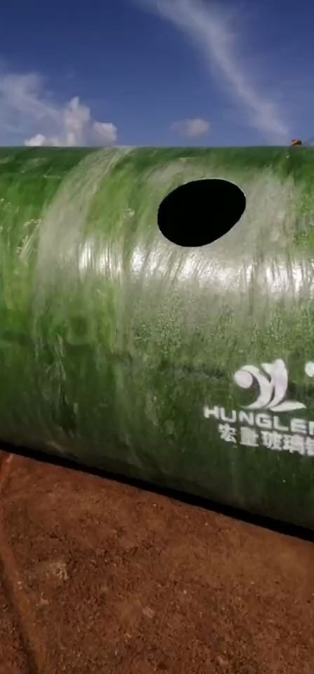 30立方玻璃钢化粪池准备出货啦,宏量玻璃钢化粪池