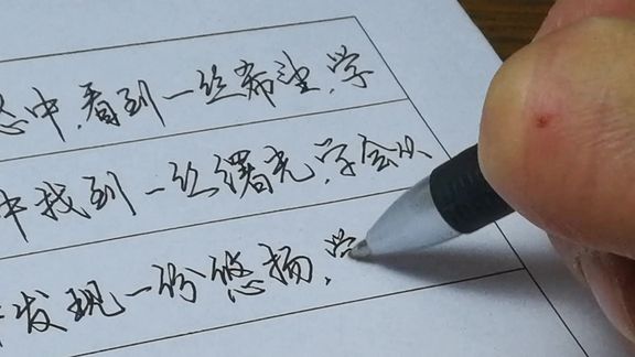 硬笔书法欣赏之我们要学会什么