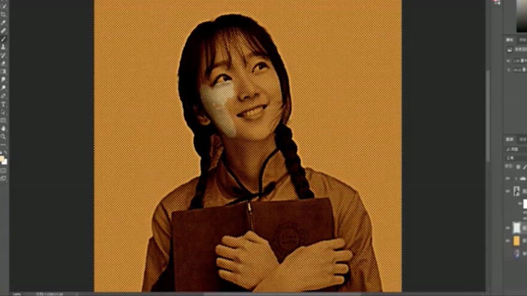 用PS将人像做成复古的动漫风,包含抠图上色等流程,下集