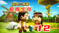 迷你世界豆豆小师弟极限生存 第12集 迷你世界极限生存12:冰灯抓捕...