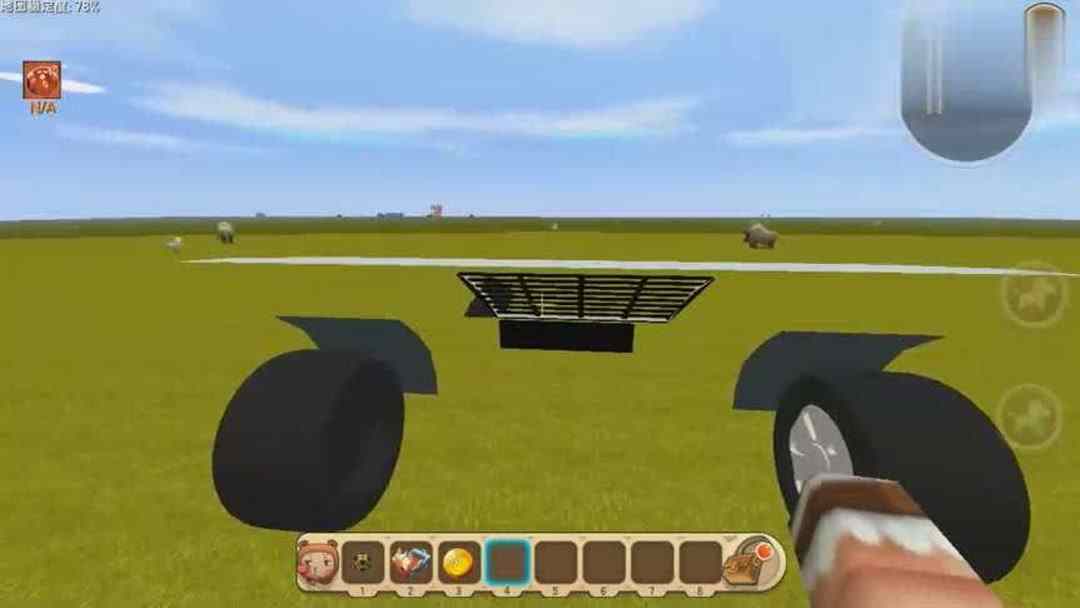 迷你世界:新版交通工具“小汽车”,可以一次性坐四个人