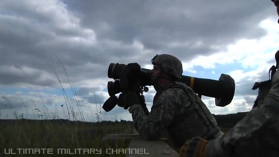 标枪反坦克导弹射击训练