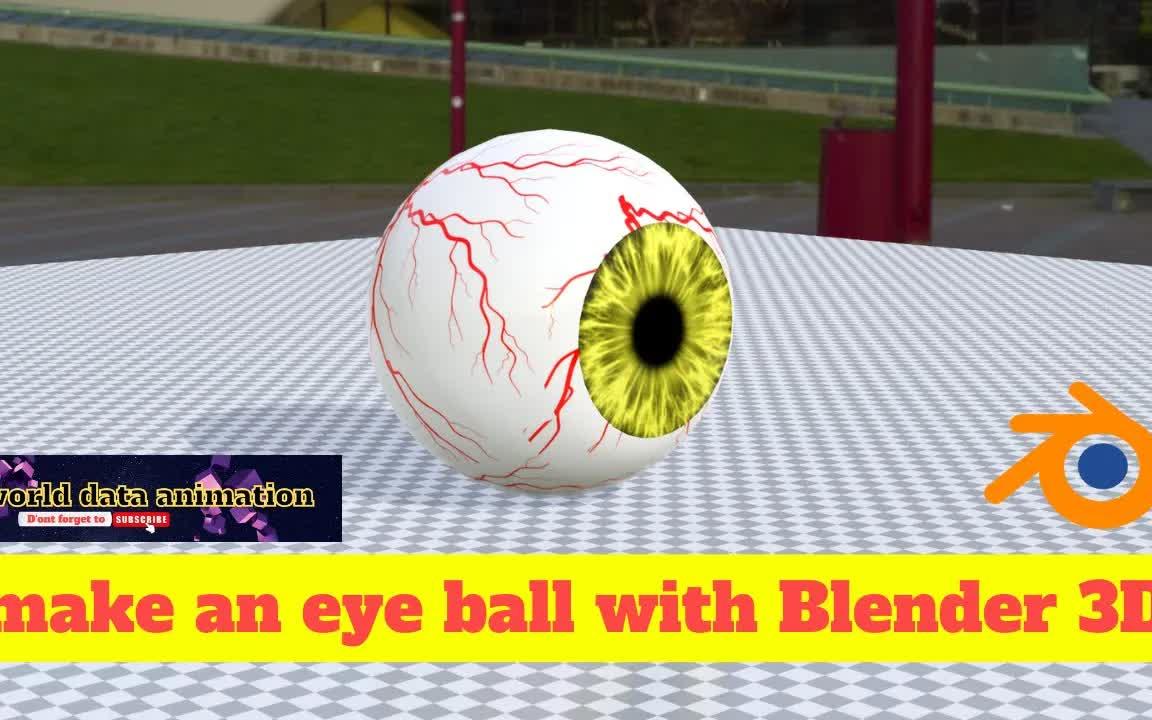 iBlender中文版插件Eye 教程如何用Blender制作眼球/眼睛大小比较...