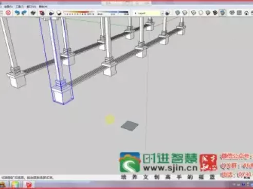 www.sjin.cn Sketchup基础入门教程 Sketchup移动命令的讲解(三) QQ:...