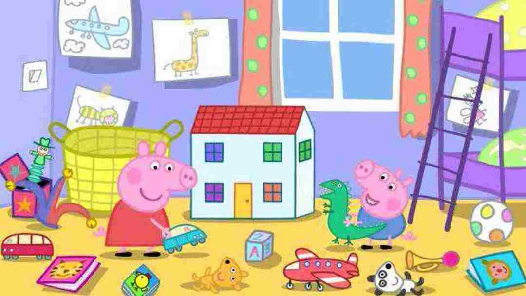 小猪佩奇讲卫生爱干净,小猪佩奇帮助妈妈打扫浴室卫生游戏