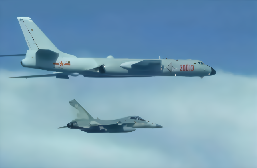 罕见!解放军夜间飞越台湾附近海域,台战机紧急起飞拦截