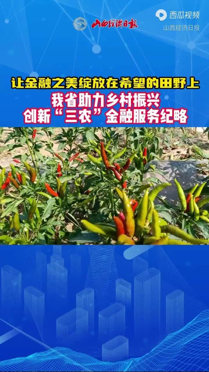 创新信贷产品 力解融资难题 山西推动金融创新服务乡村振兴纪略