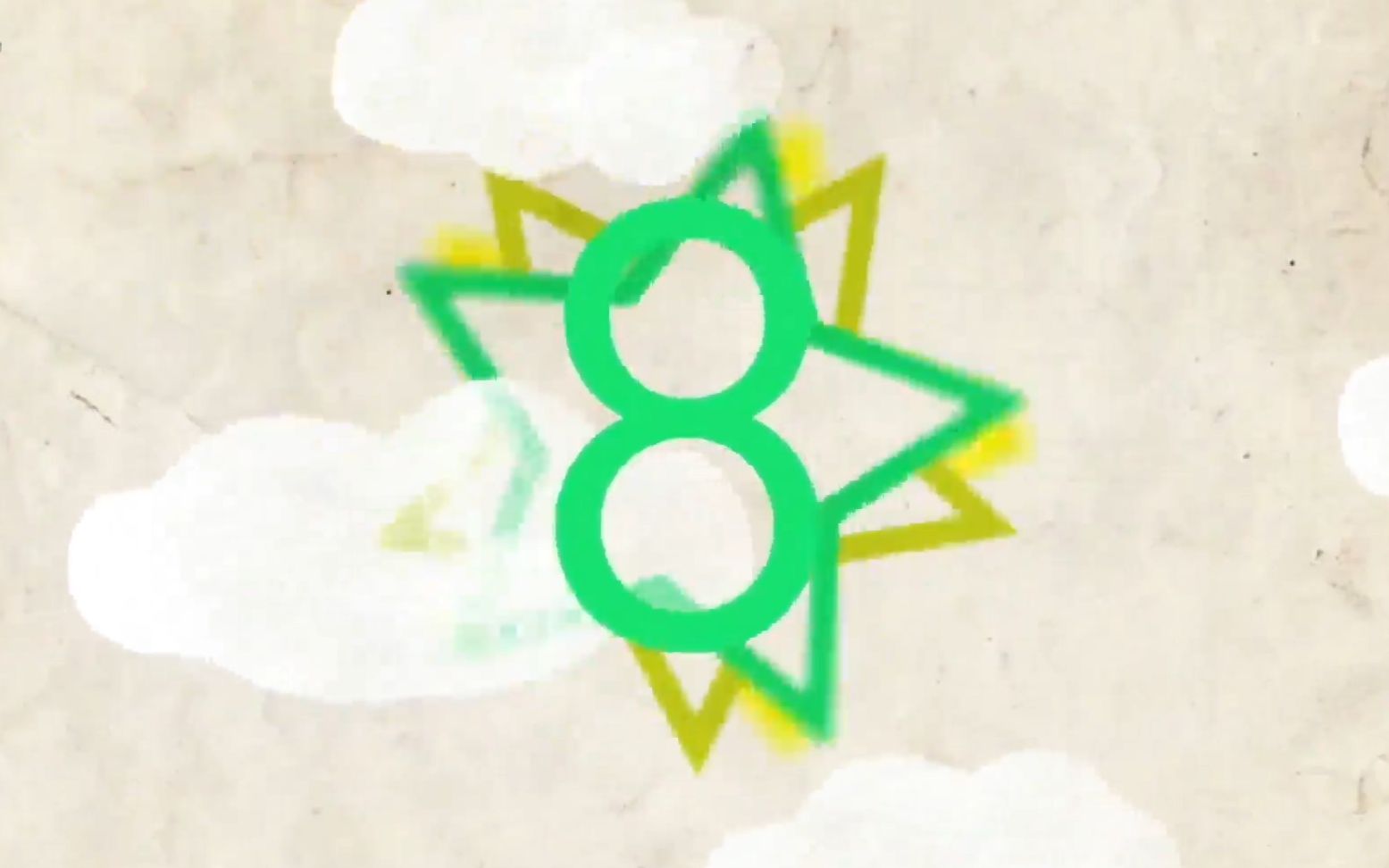 c152轻快趣味卡通线性10秒倒计时数字切换歌舞表演年会晚会庆典...