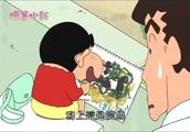 蜡笔小新:小新一家去动物园玩,小新和猩猩一起画广志都只画胡子
