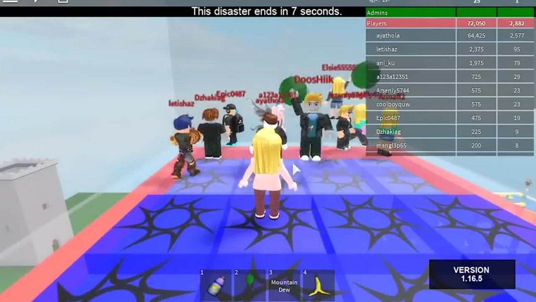 roblox:大灾难模拟器竟被香蕉皮绊倒粉身碎骨