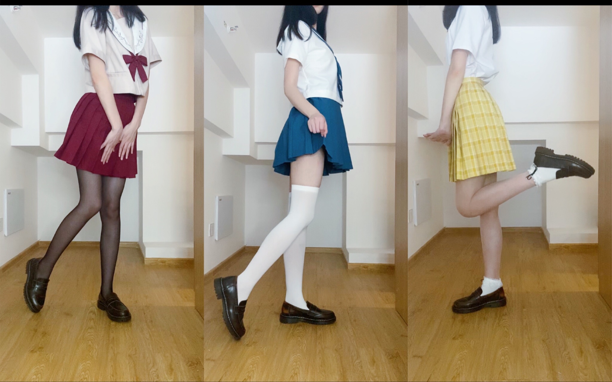 [筱雅]jk制服/袜子 穿搭分享 原相机无滤镜