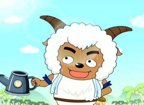 宝宝最爱的喜羊羊动画片沸羊羊简笔画怎么画?