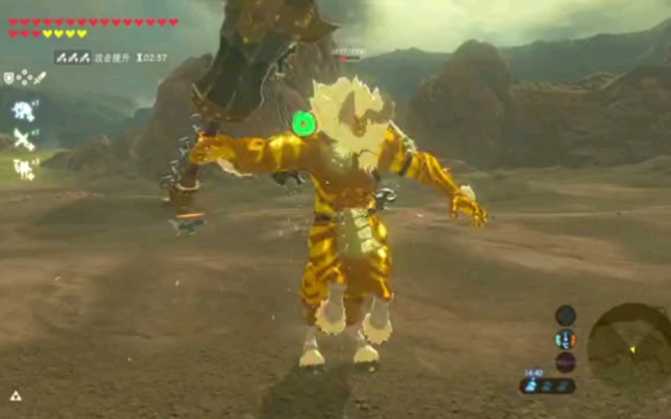 《塞尔达传说旷野之息》手残党无伤速杀黄金人马