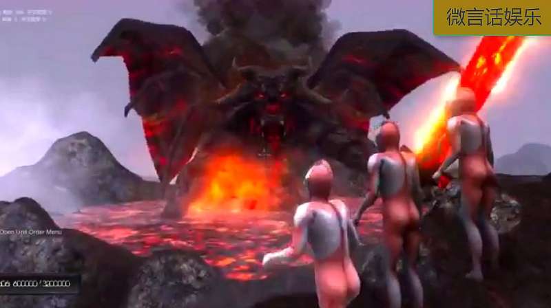 史诗战争模拟器:奥特曼挑战火山隐藏boss,结果令人惊讶