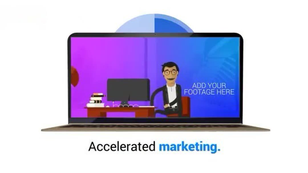 ...苹果ipad手机APP扁平化网络媒体宣传展示介绍手势点击滑动MG动画