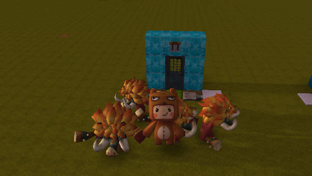 迷你世界黑科技让野人害怕的陷阱门