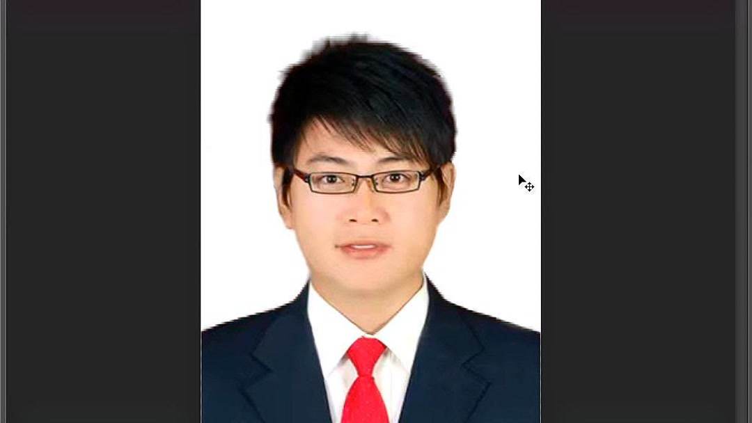 大头照红底换白底