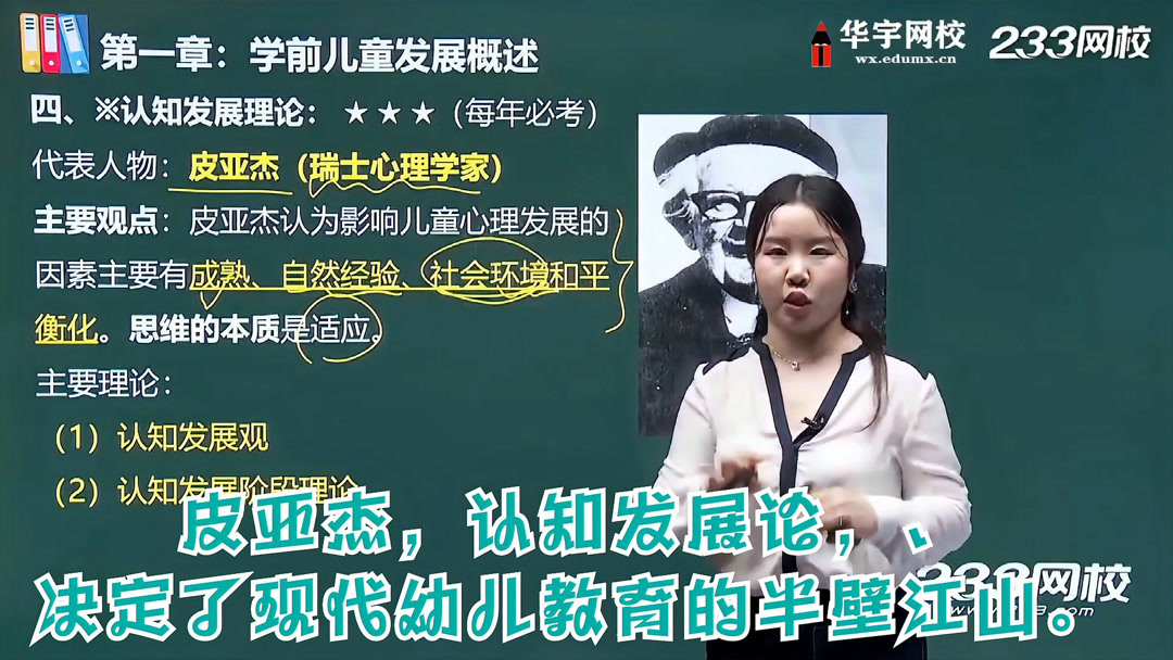 幼师必考知识点,认知发展理论!