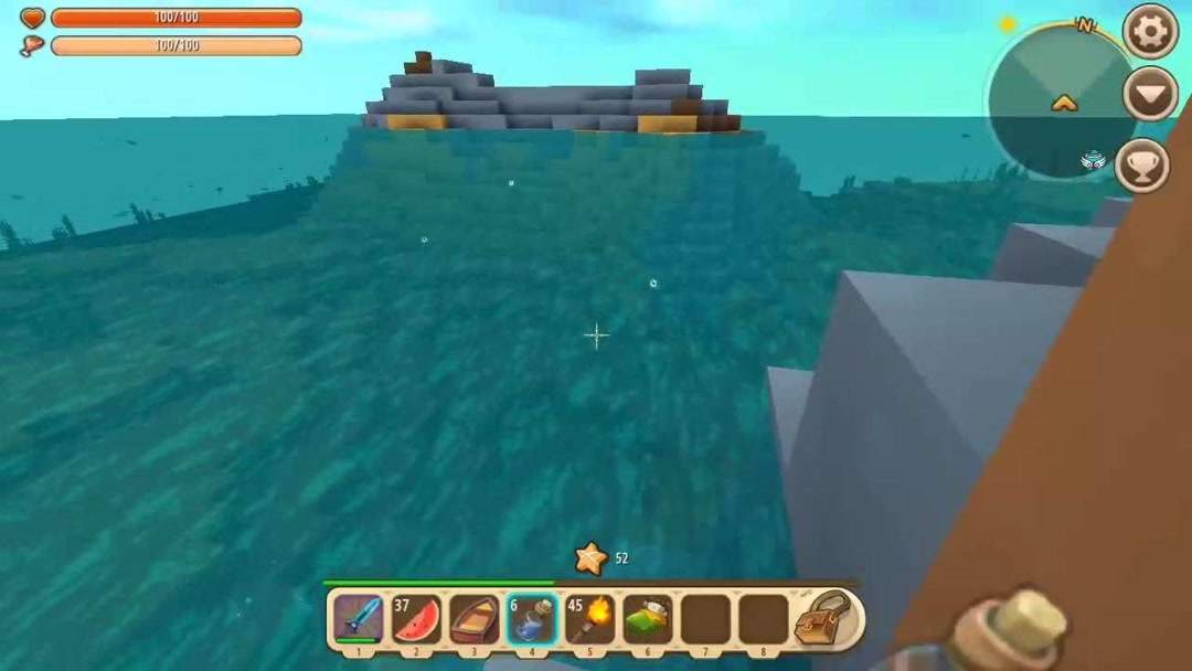 迷你世界 去海底寻找银光晶体,原来是藏在灯笼鱼身上