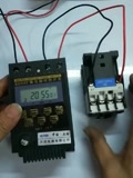 时控开关控制接触器的接线