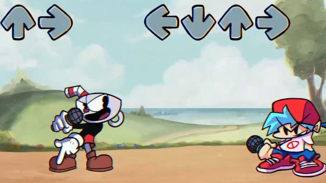 FNF周五夜放克:VS三大游戏主角(茶杯头、Sans和墨水班迪)