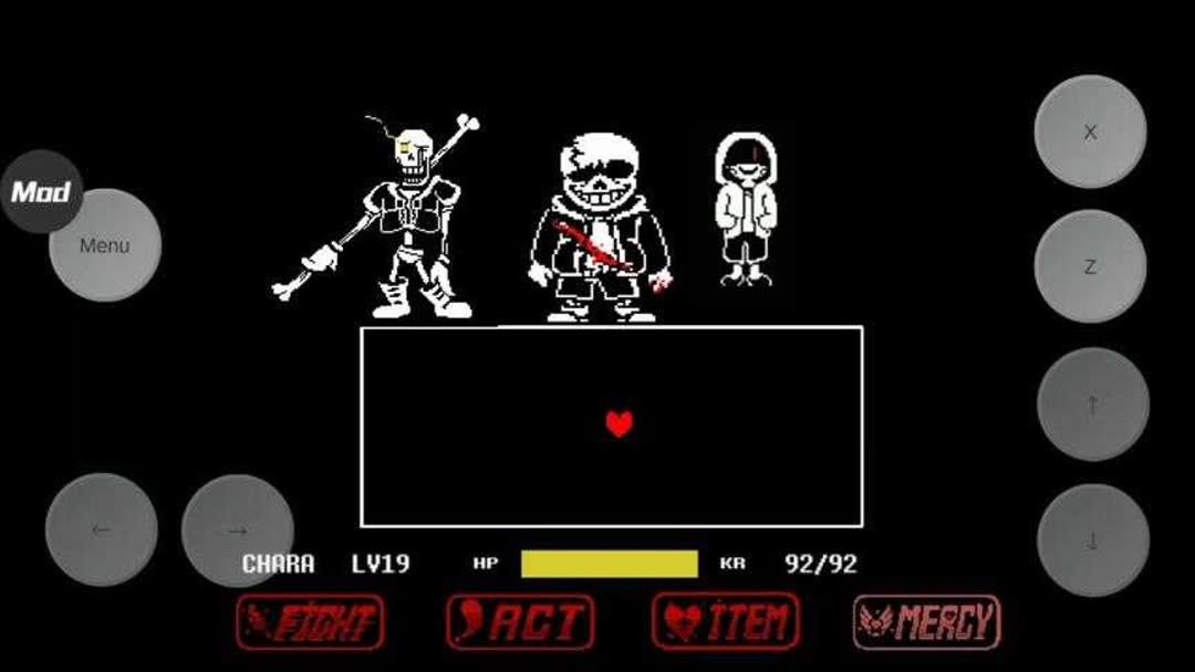 传说之下:三重审判黑化,想念朋友,sans变成了Last breath