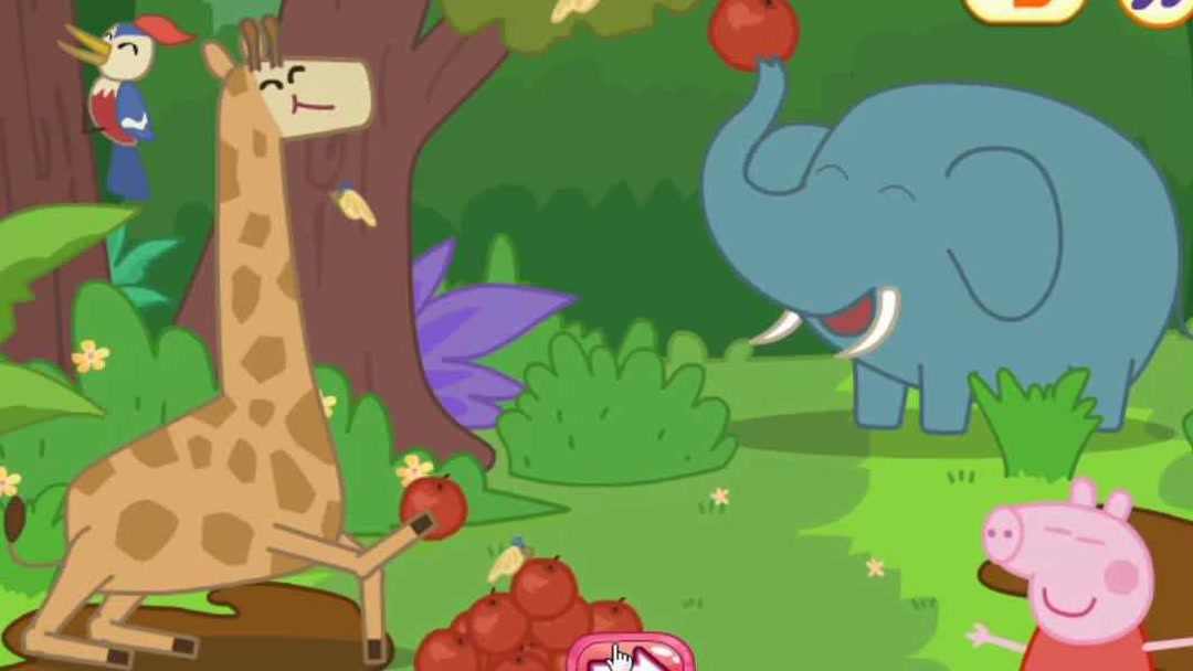 小猪佩奇来到大森林认识了许多动物并帮助了它们