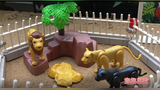 探索动物世界 狮子 大猩猩仿真野生动物模型玩具 认知动物