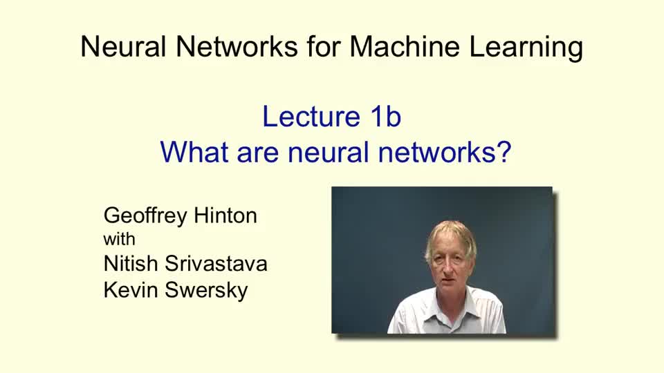 Neural Network for Machine Learning-coursera-多伦多大学-无字幕