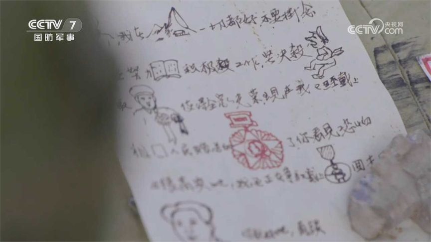 看哭了!志愿军给家人的信里画满"表情包"