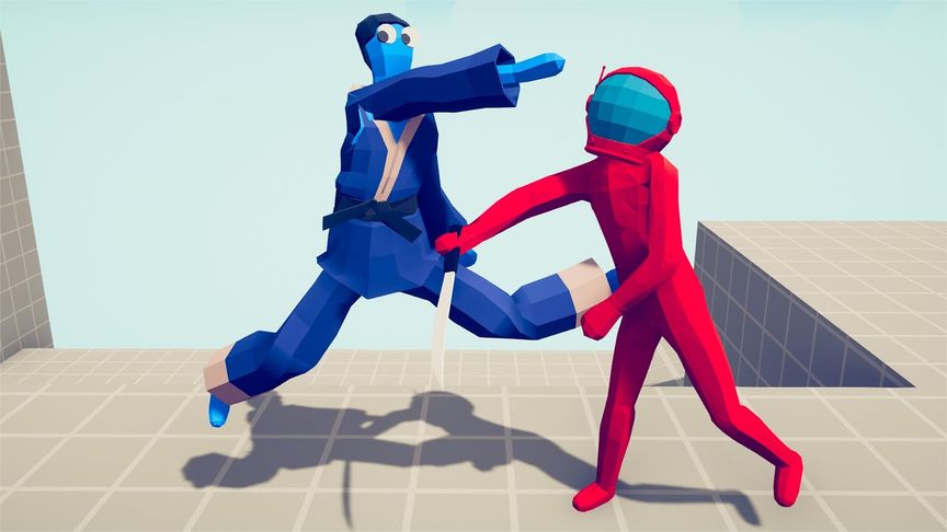 全面战争模拟器:空手道大师一个打4个,可惜遇到了药水哥