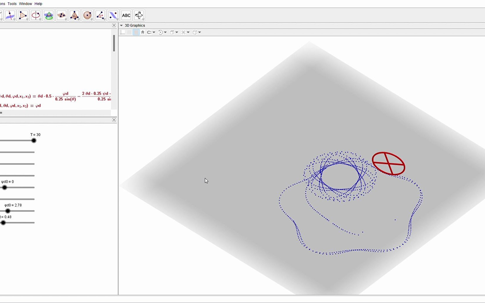 【Geogebra】滚动的圆a_rolling_disc