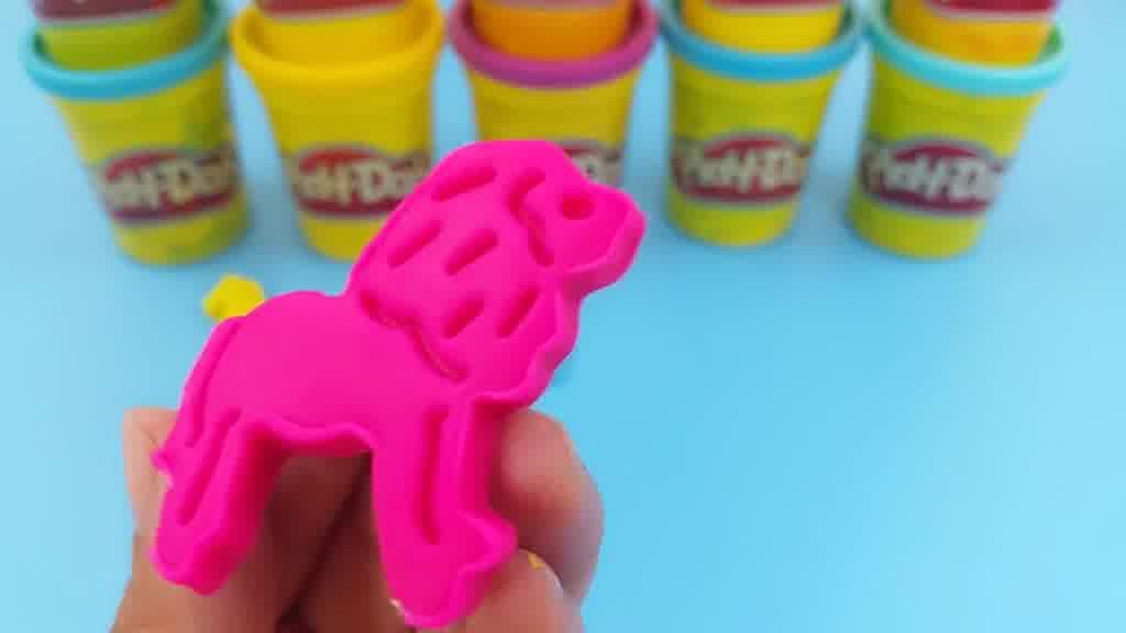 儿童手工培乐多彩泥玩具,制作各种.