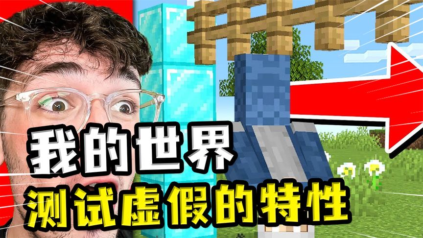 我的世界:测试虚假的特性,下界没有重力?那是放了静止方块