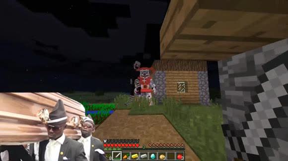 黑人抬棺加上我的世界阵亡集锦