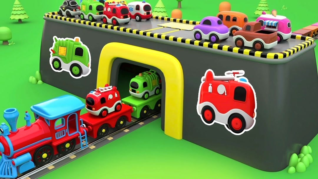 汽车总动员 变形警车 挖土机推土机28