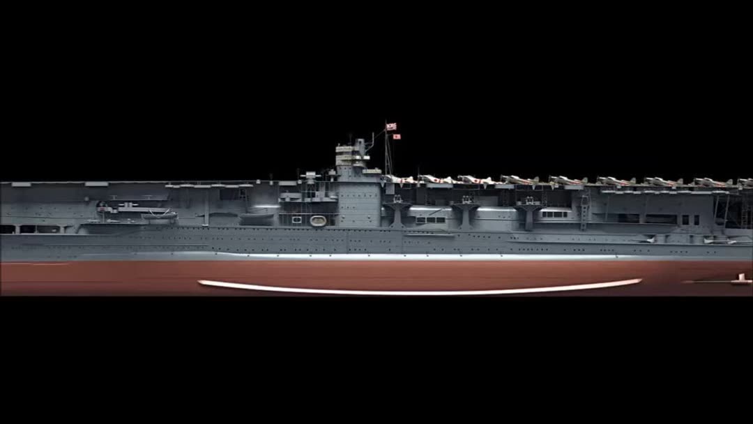 航空母舰赤城Kaga的3D模型