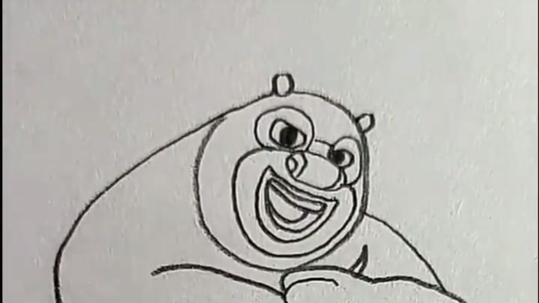 熊大还是熊二##简笔画#画