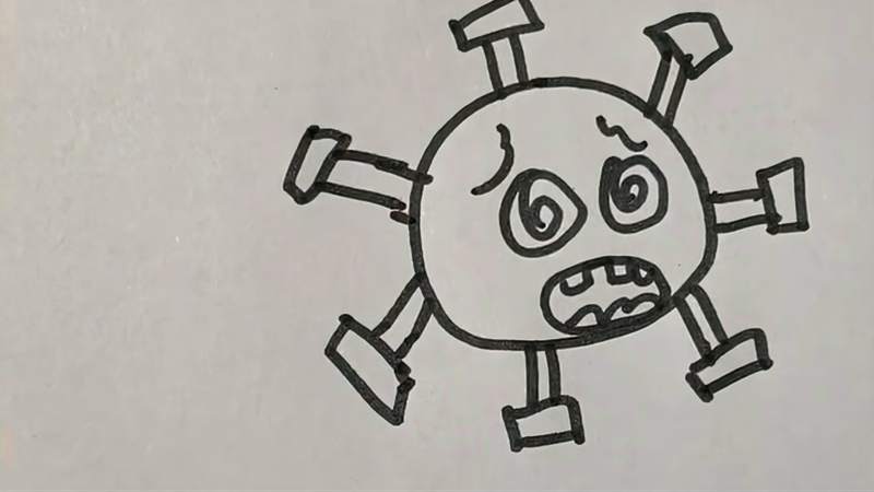 千小今天给大家带来的是病毒的画法