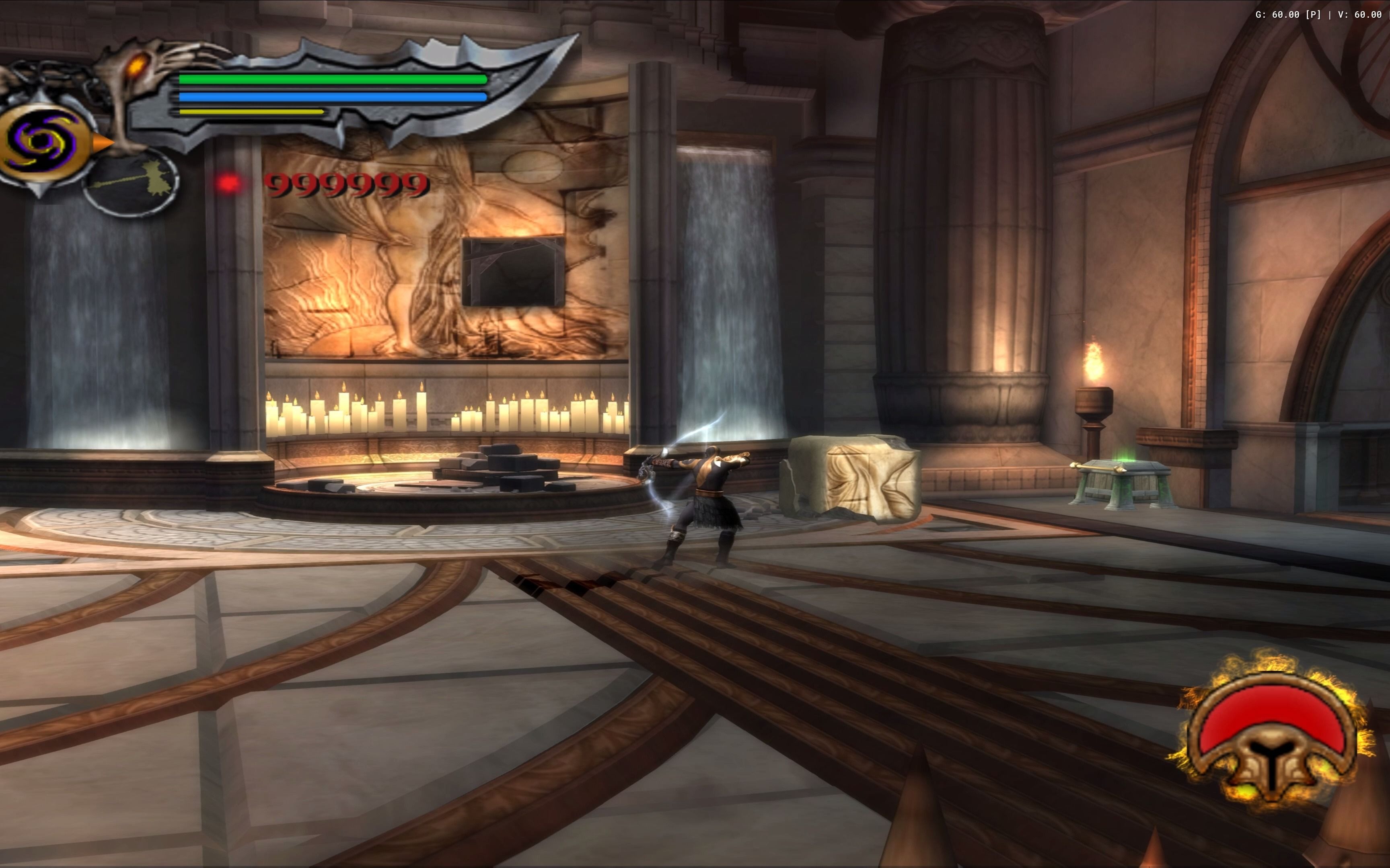 《战神2》PC4K60FPS高清|PCSX2 1.7|PS2模拟器