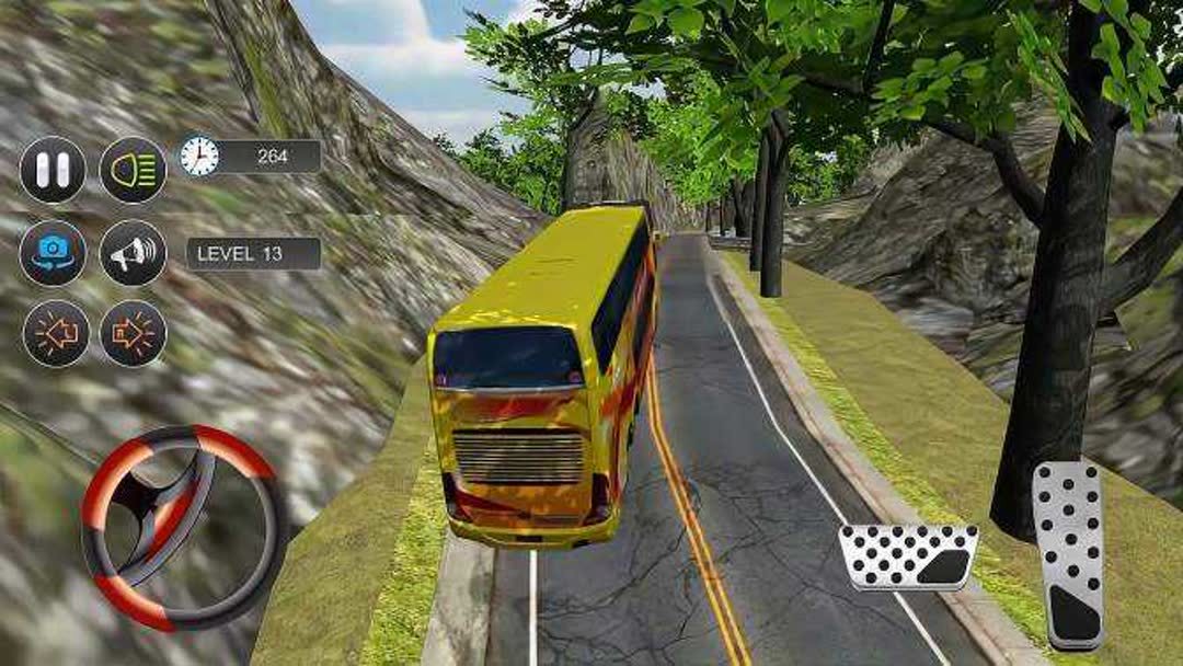 手游推荐:一款画质不错的公交车驾驶游戏,还能跑山路