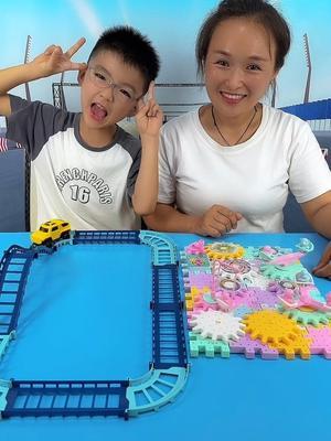 电动齿轮积木#益智玩具 #益智积木 #儿童积木推荐 #搭积木