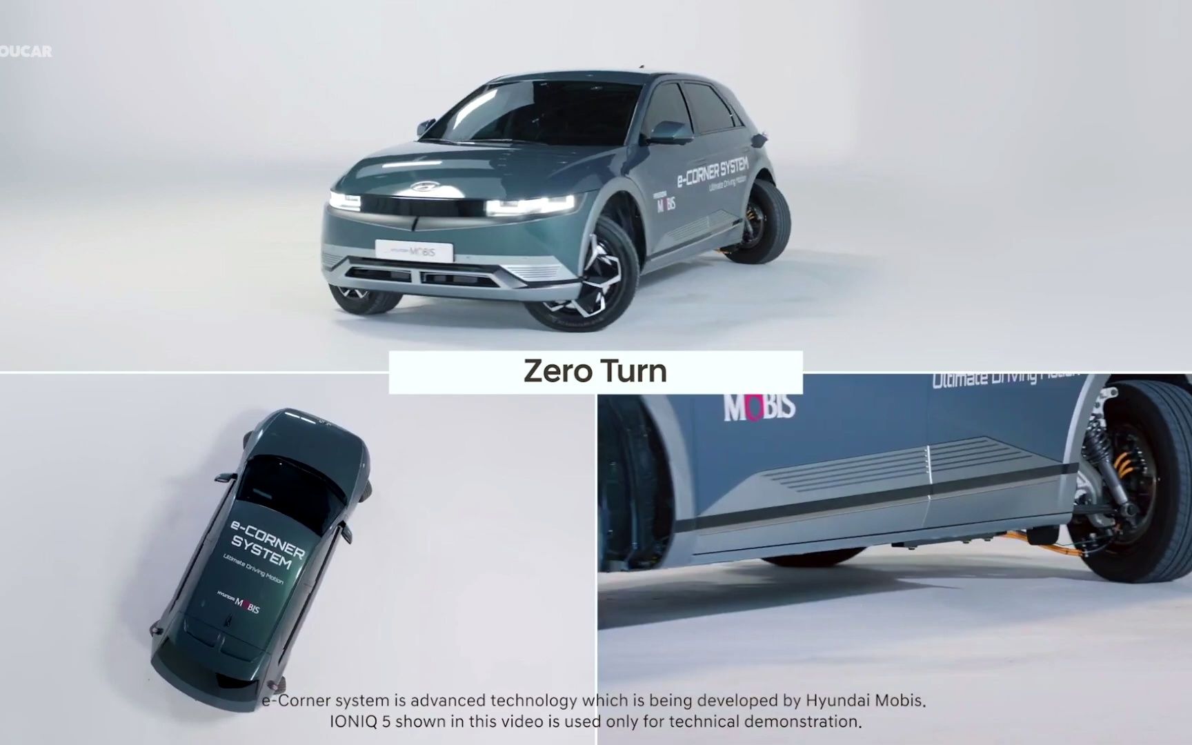 现代汽车e-Corner技术 | 实现原地掉头、平行移车等 CES 2023
