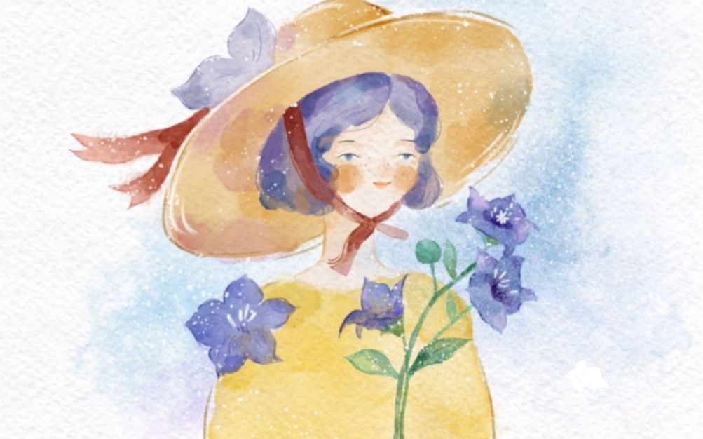 【商插】PS当中最简单的水彩画,零基础教程码住了~