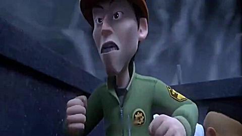 熊出没探险日记:看熊大熊二光头强赵琳和坏人之间的争斗,真激烈